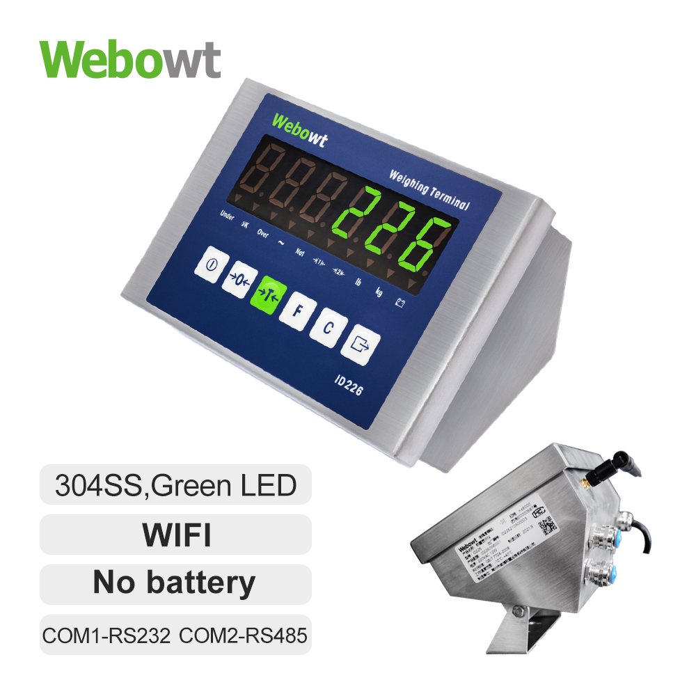 ID226, 304SS Body(Type1), Desk, two serial ports(COM1-RS232,COM2-RS485 ...