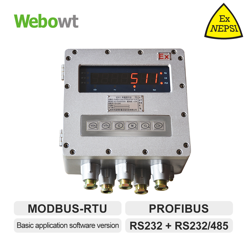 EXD ID511, Silver Cast Aluminium EXD Box, IIB T6, Two serial ports ...