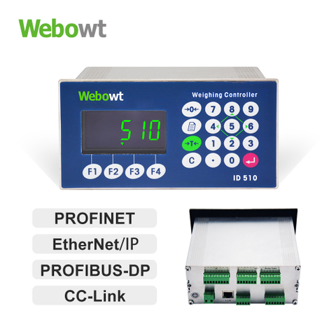 Order No. 851000Q, Model No.: ID510PC0F00A, ID510, Panel, two serial ports (RS232+RS232/485 ...